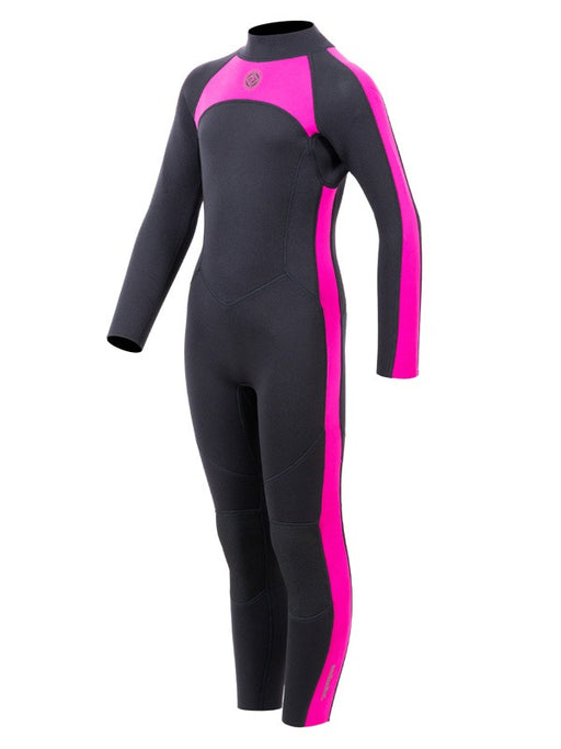 Two Bare Feet Flare 2.5mm Junior Wetsuit (Black/Raspberry)