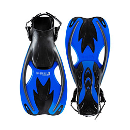 Two Bare Feet Childrens Diving Fins Flippers Blue