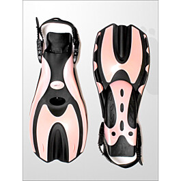 Shop for Adult Diving Fins Flippers in Light Pink | Diving Gear ...