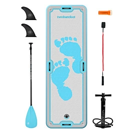 Two Bare Feet Inflatable Balance Platform XL 10'0" x 40" x 6" Aqua