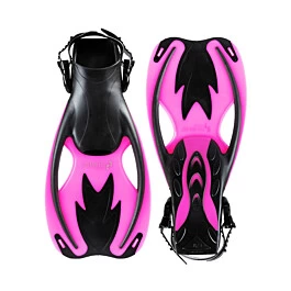 Two Bare Feet Childrens Diving Fins Flippers Pink